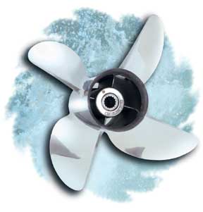 Intimidator Quad: Four Blade Stainless Steel Propeller for Sport Boats ...